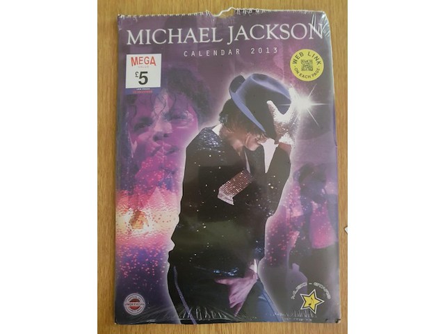 Kalendar zidni Michael Jackson 2013 + mini poster,NOVO