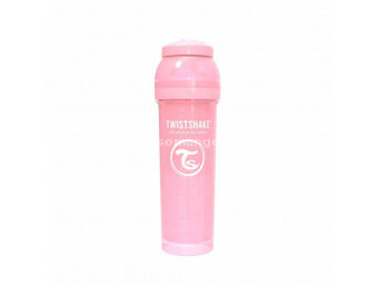 TWISTSHAKE FLAŠICA ZA BEBE 330 ML PASTEL PINK TS78261