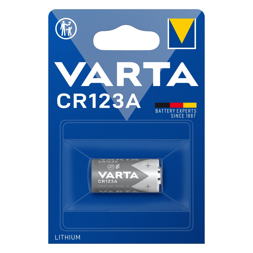 VARTA CR123A Litijumska cilindrična baterija 1/1