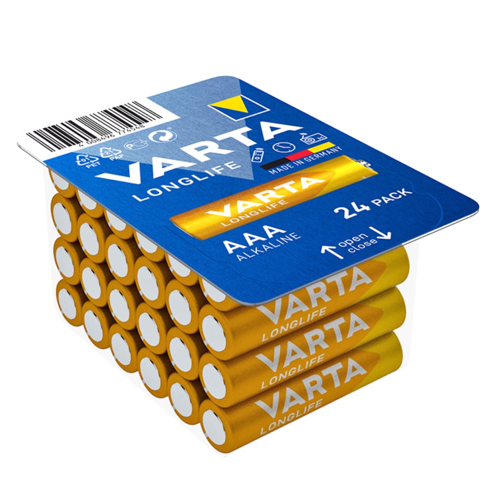 VARTA Longlife LR03 Alkalne baterije 24