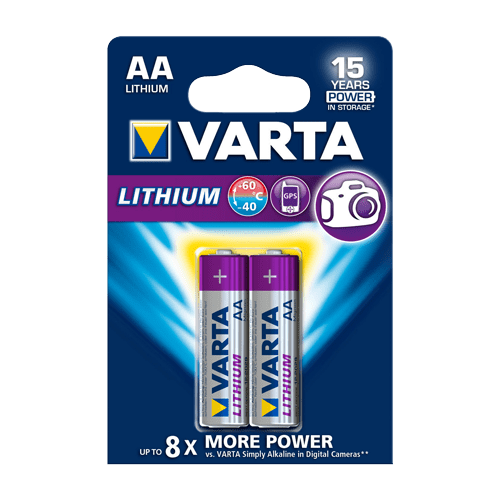 VARTA Litijumske baterije AA 2/1