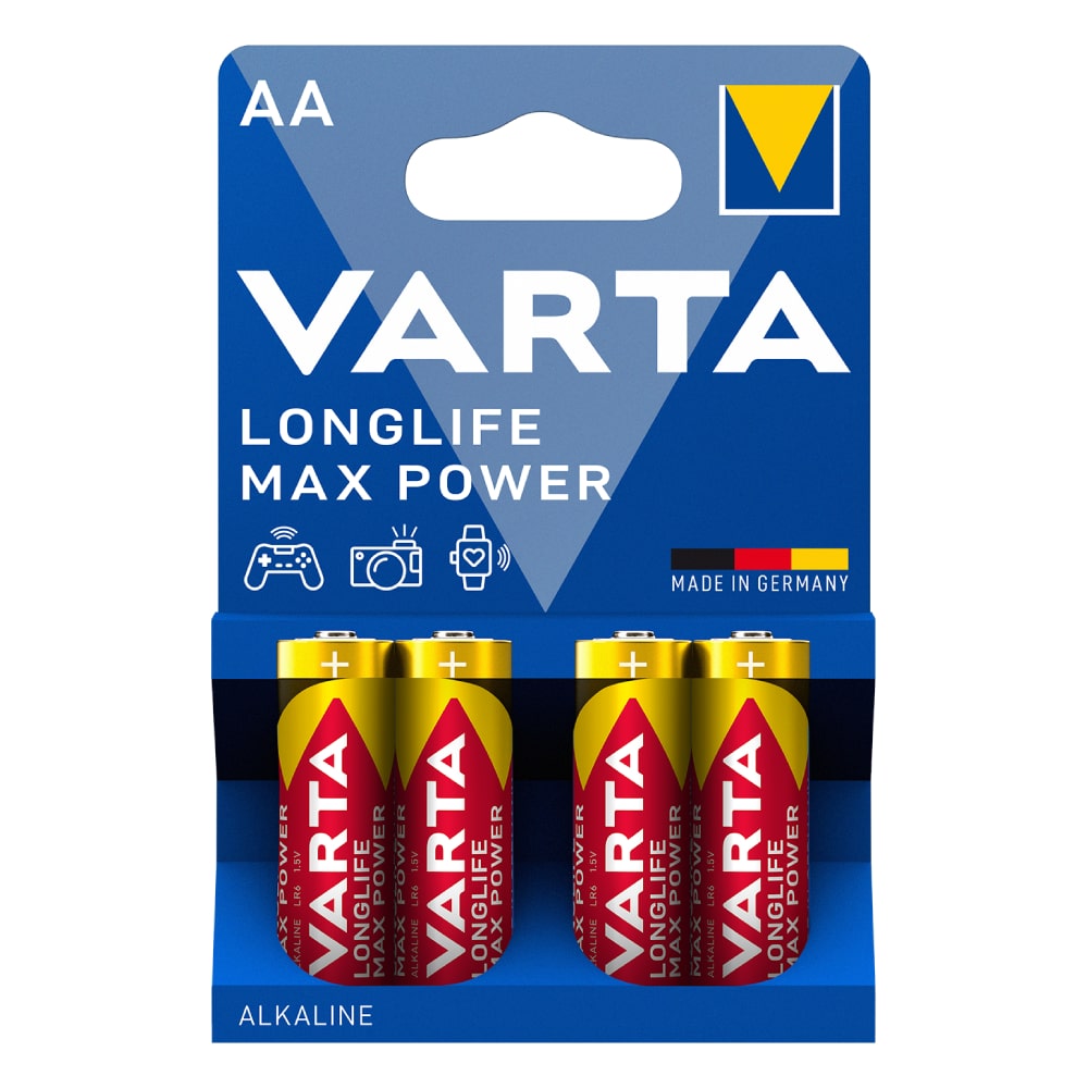 VARTA Longlife Max Power AA LR6 Alkalne baterije 4/1