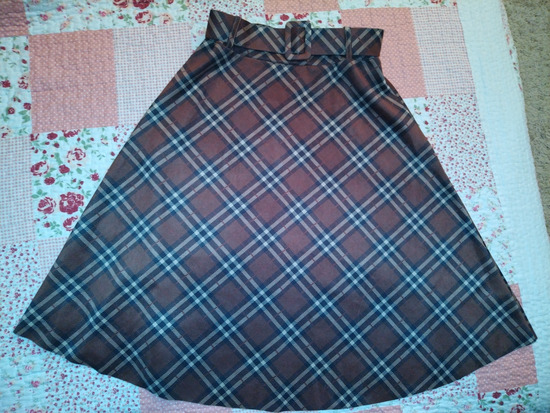 Suknja od velura