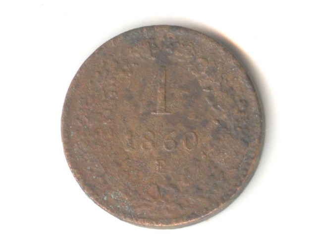 Austrija 1 kreuzer 1860 E