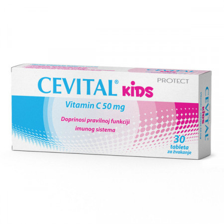 CEVITAL KIDS 30 TABLETA ZA ŽVAKANJE