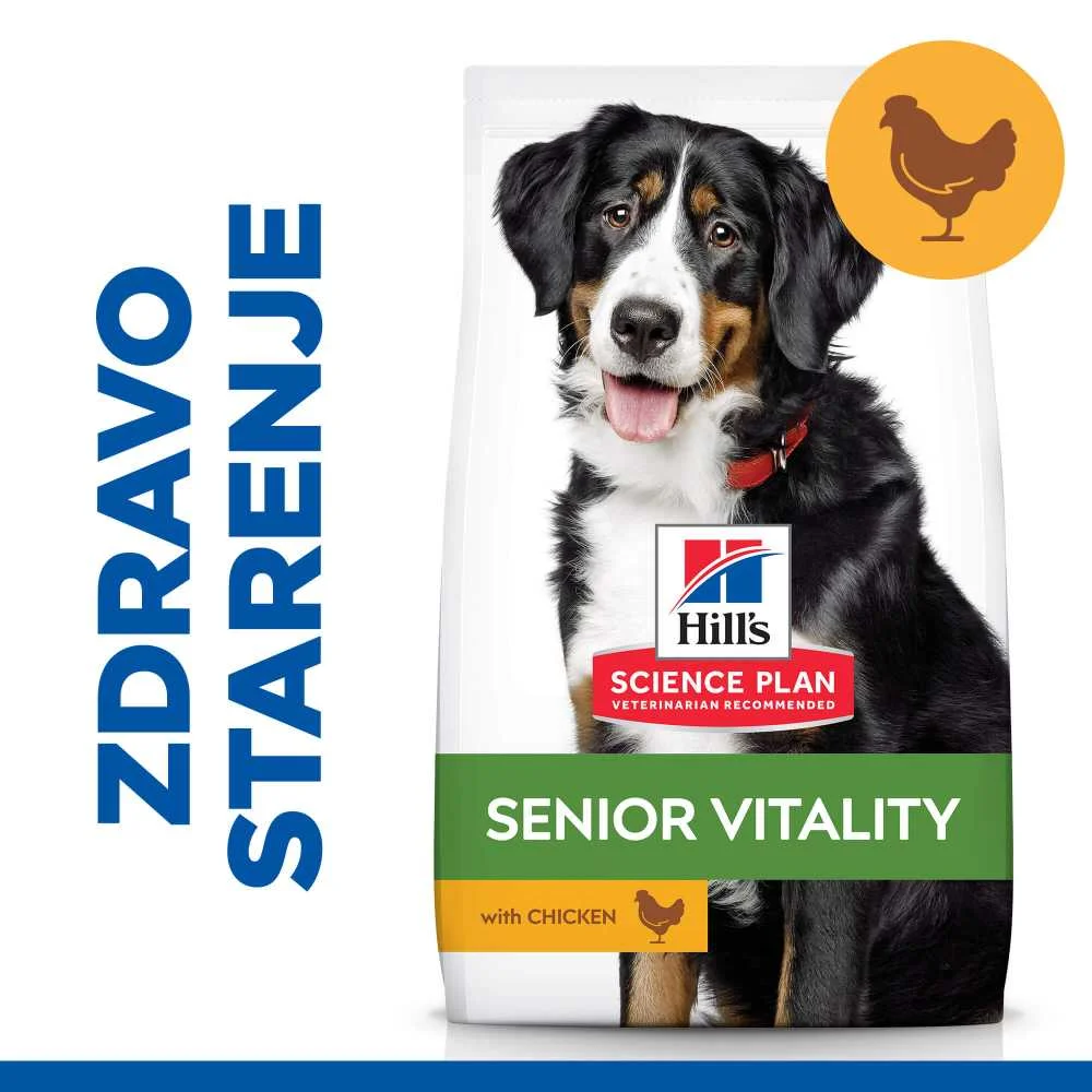 Hill's Science Plan hrana za pse Mature Adult Large SENIOR VITALITY - Piletina i pirinač 14kg