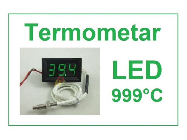 Digitalni termometar sa sondom 999 GREEN