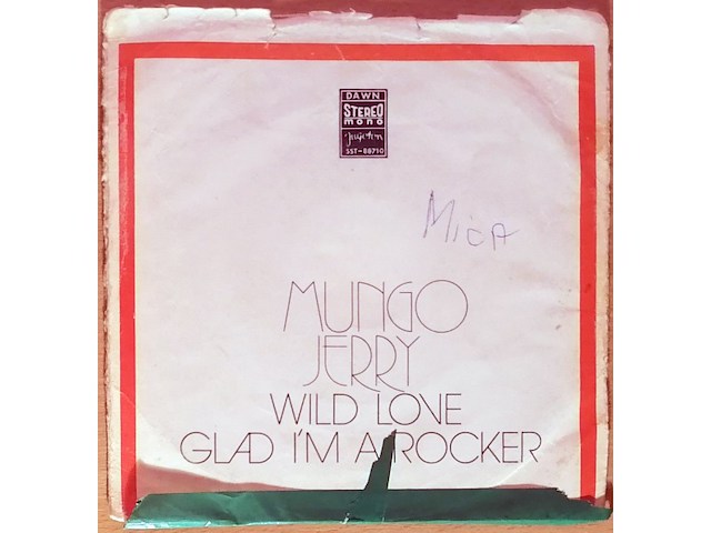 SP MUNGO JERRY - Wild Love (1973) VG+/G+