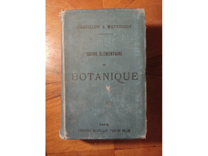 Cours elementaire Botanique