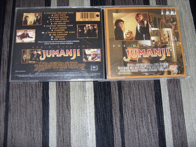 James Horner ‎– Jumanji - Motion Picture Soundtrack CD