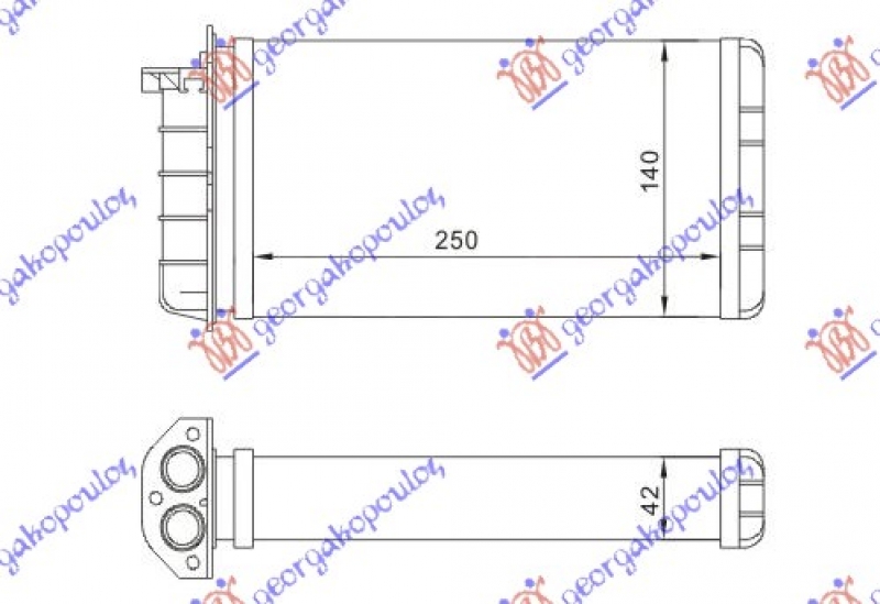 GREJAC KABINE (M) +/-AC (250 x140)