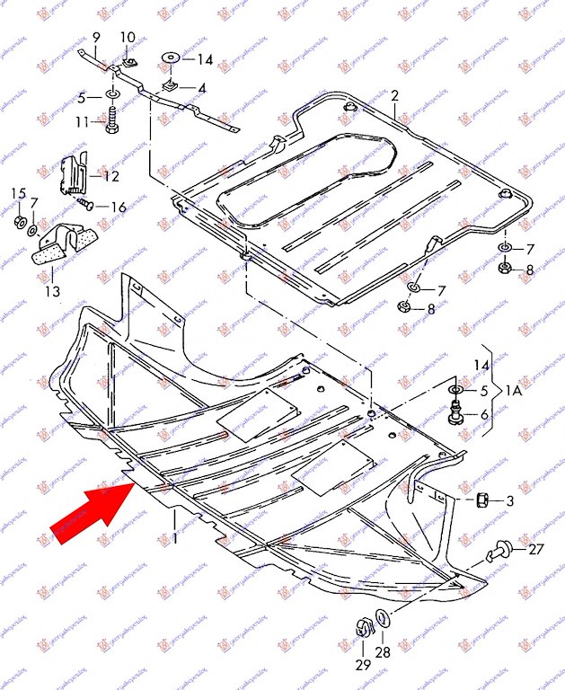 ZASTITA MOTORA PLASTICNA