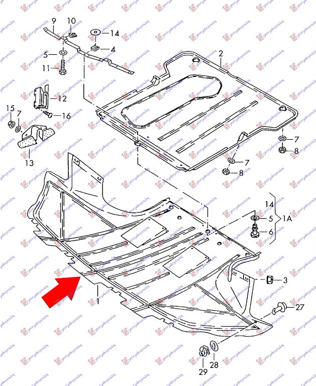 ZASTITA MOTORA PLASTICNA