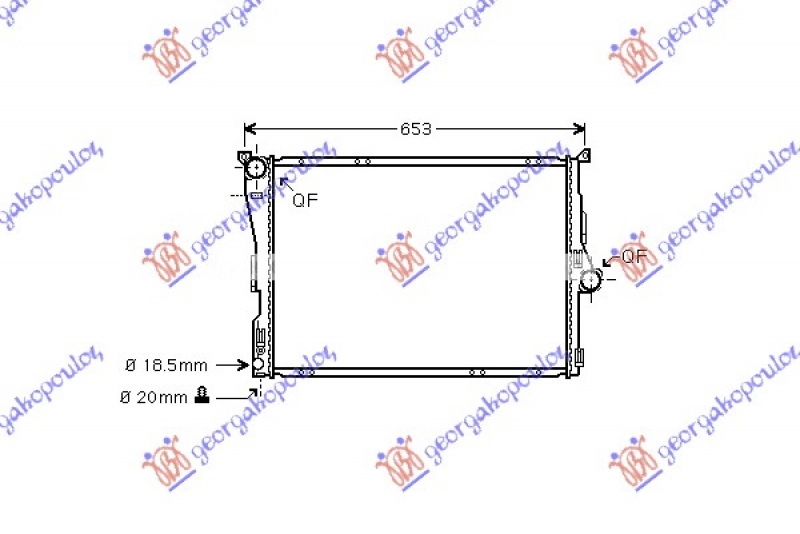 HLAD. MOT. BEN. M/A 60x46 1 CEV