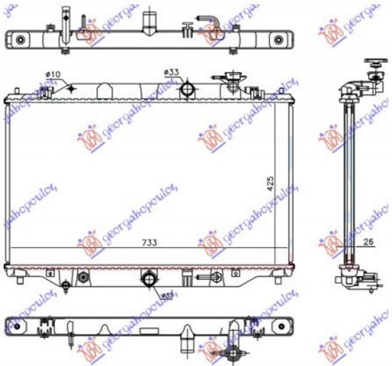 HLADNJAK 2.2 DSL (72.8x42.5x27) M/A