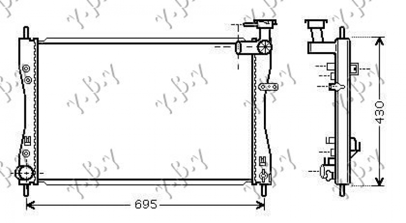 HLAD MOT 1.5CZT M/A +/-A/C (64x40.5)KOYO