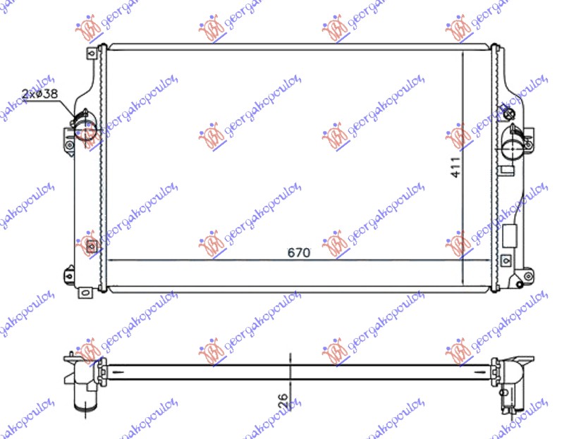 HLADNJ. 2.0-2.2 D4D DIZ.MAN.(670x410x26)