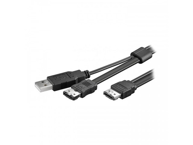 Kabl USB A M+eSATA M-eSATA M 0.5m