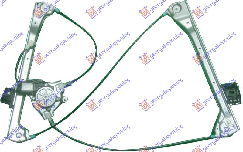 PODIZAC PREDNJEG PROZORA ELEKTRICNI 2 VRATA (KUPE) Leva str. BMW SERIES 3 (E46) COUPE/CABRIO (1999-2003) (OEM: 51338229105)