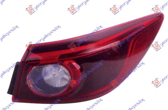 STOP LAMPA SPOLJASNJA (SDN) Desna str. MAZDA 3 SDN-HB (2016-2019) (OEM: B45B-51-150, B45B51150)