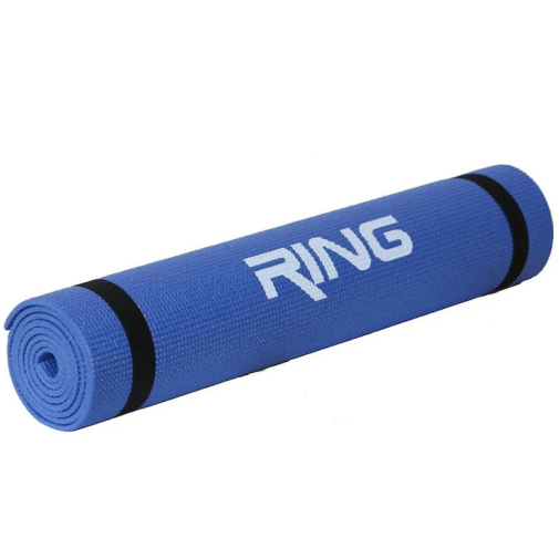 RING AEROBIK-YOGA PROSTIRKA PVC PLAVA