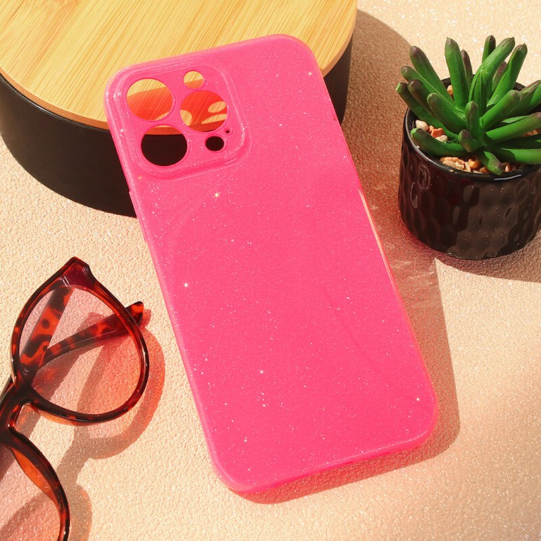 Maskica Sparkle Dust za iPhone 15 Pro Max 6.7 pink