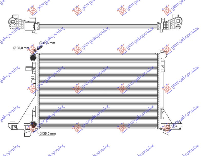 HLAD. MOTORA 2.3 DIZEL MAN/AUTO 773×469 RENAULT MASTER/MASCOTT (2015-2019) (OEM: 2140000Q2A, 2140000Q2E, 214101169R)