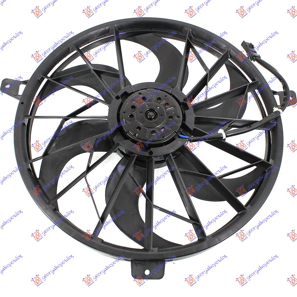 VENTILATOR (MOTOR+ELISA) (3PINA) BENZIN JEEP GRAND CHEROKEE (1999-2005) (OEM: 52079528AD)