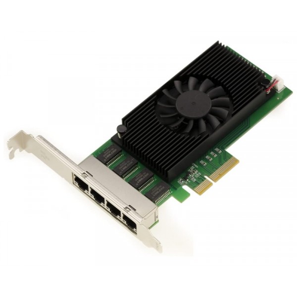 E-GREEN PCI-Express kontroler 4-port 2.5 Gigabit Ethernet (Intel I225)