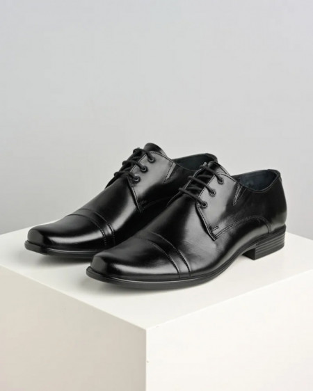 Kožne muške elegantne cipele 3870-01 crne