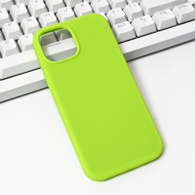 Maska(futrola) Summer color za iPhone 15 6.1 neon zuta