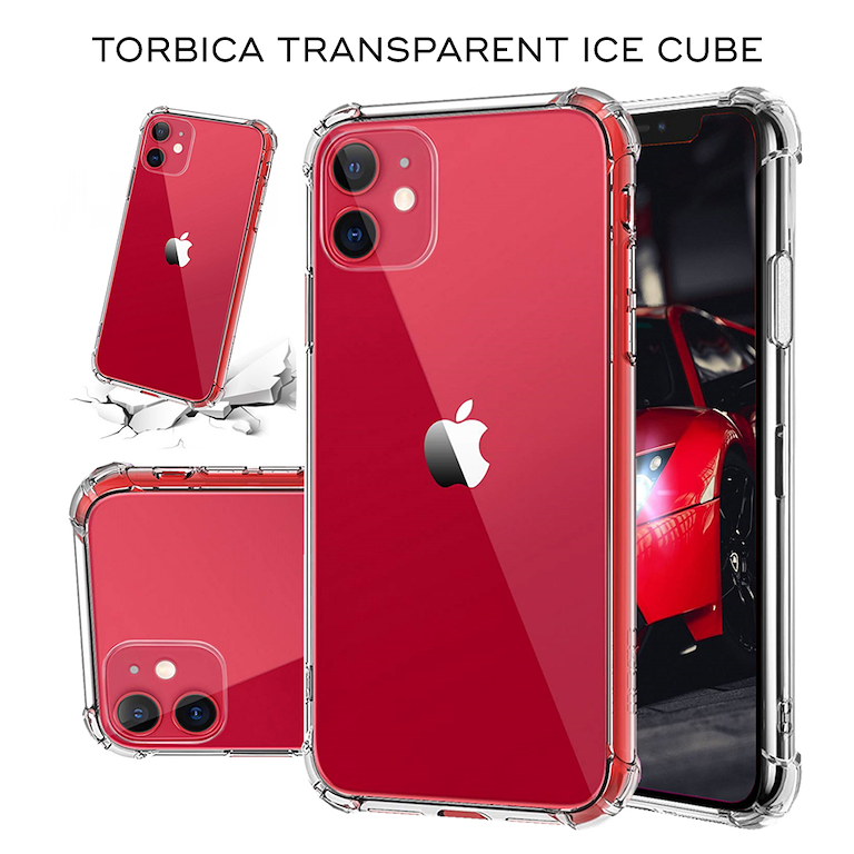 Maska(futrola) Transparent Ice Cube za iPhone 15 6.1
