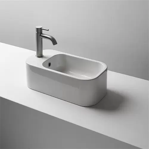 AXA COSA LAVABO MINI KONZOLNI LEVI BELI 8610301L