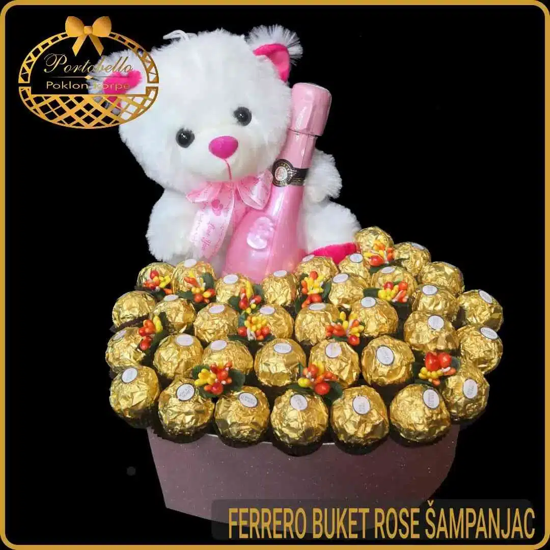 Ferrero buket Rose šampanjac