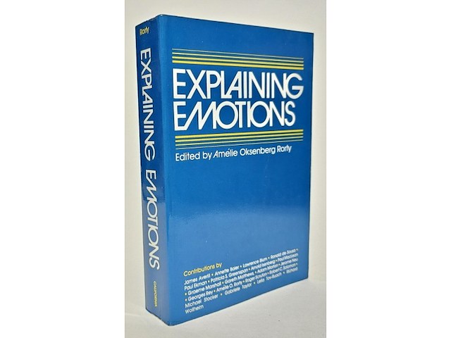 Explaining Emotions : zbornik