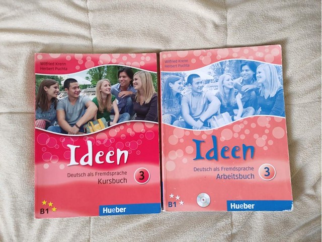 Ideen 3,Deutsch als fremdsprache,Kursbuch+Arbeitsbuch