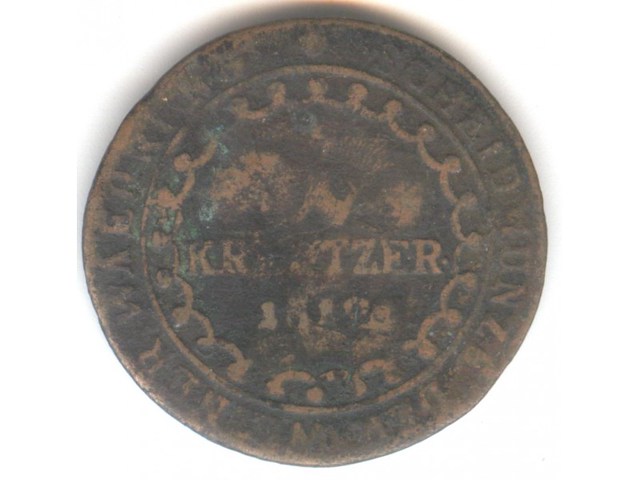 Austrija 1 kreuzer 1812 E