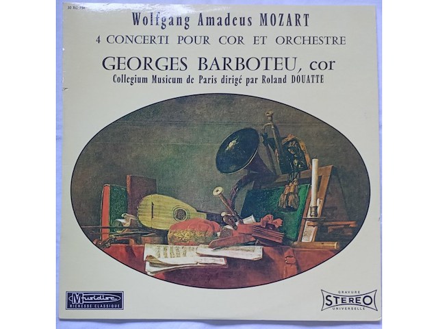 Wolfgang Amadeus Mozart-Georges Barboteu - 4 Concerti