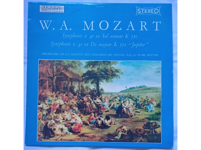 W. A. Mozart  Orche.de la societe des concerts de Vienn