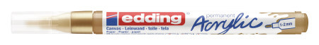 Edding akrilni marker E-5300 fine 1-2mm obli vrh zlatna ( 12MA53R )