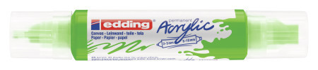 Edding akrilni marker E-5400 double-liner sa dva vrha limun zelena ( 12MA54FG )