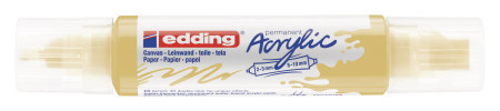 Edding akrilni marker E-5400 double-liner sa dva vrha nežno žuta ( 12MA54GA )