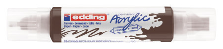 Edding akrilni marker E-5400 double-liner sa dva vrha tamno braon ( 12MA54KB )