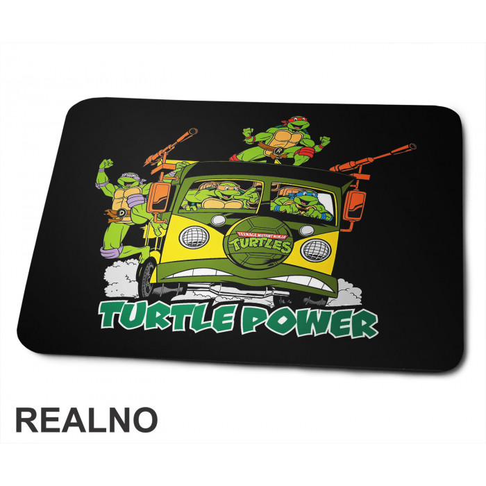 TURTLE POWER - NINDŽA KORNJAČE - PODLOGA ZA MIŠ