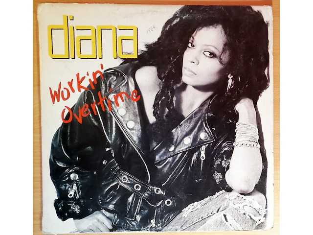 LP DIANA ROSS - Workin` Overtime (1989) VG+/VG-