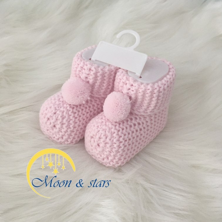 Pletene papice za bebe 03, MOON & STARS