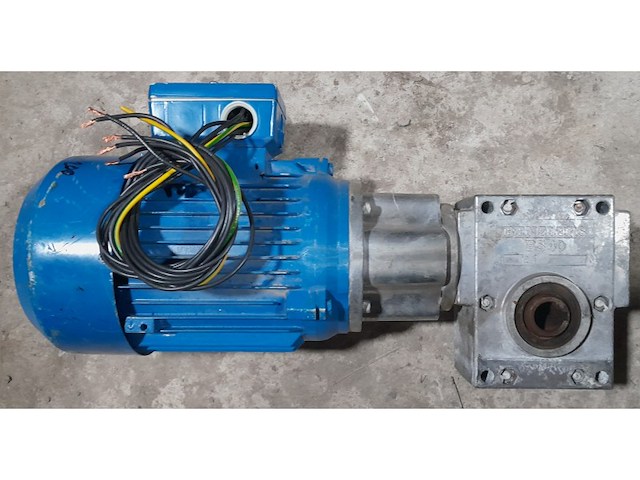 Elektromotor dvobrzinski 190W sa reduktorom 75:1