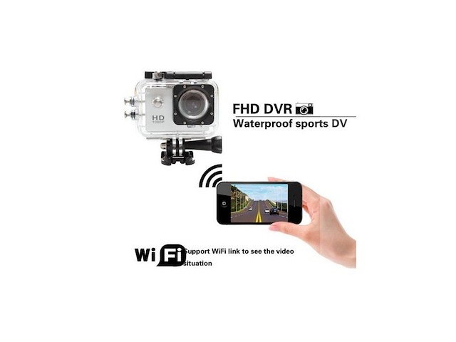 HD 1080P Akciona Vodootporna Kamera WiFi