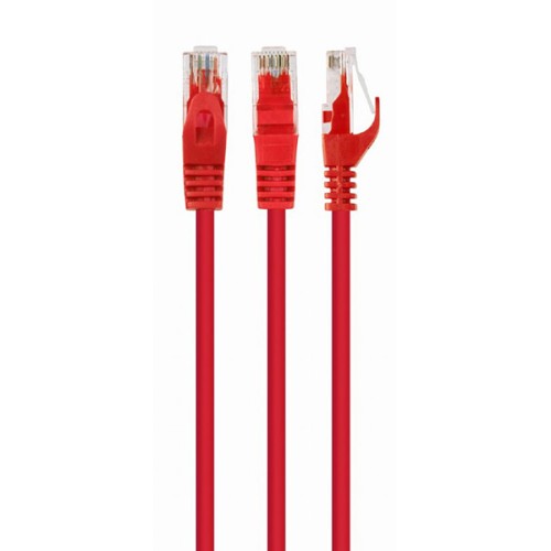 Gembird UTP Cat6 Patch cord, 0.25 m, red | PP6U-0.25M/R