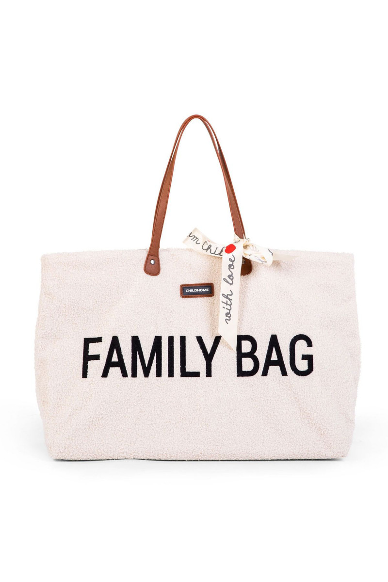 Child home Family Bag, Torba teddy offwhite